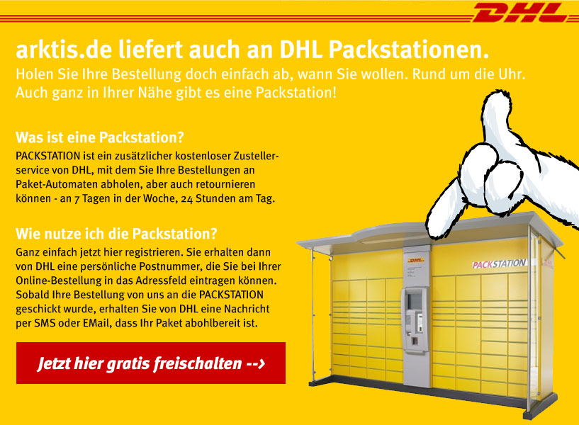 arktis.de liefert jetzt auch an DHL Packstationen | arktis.de Blog